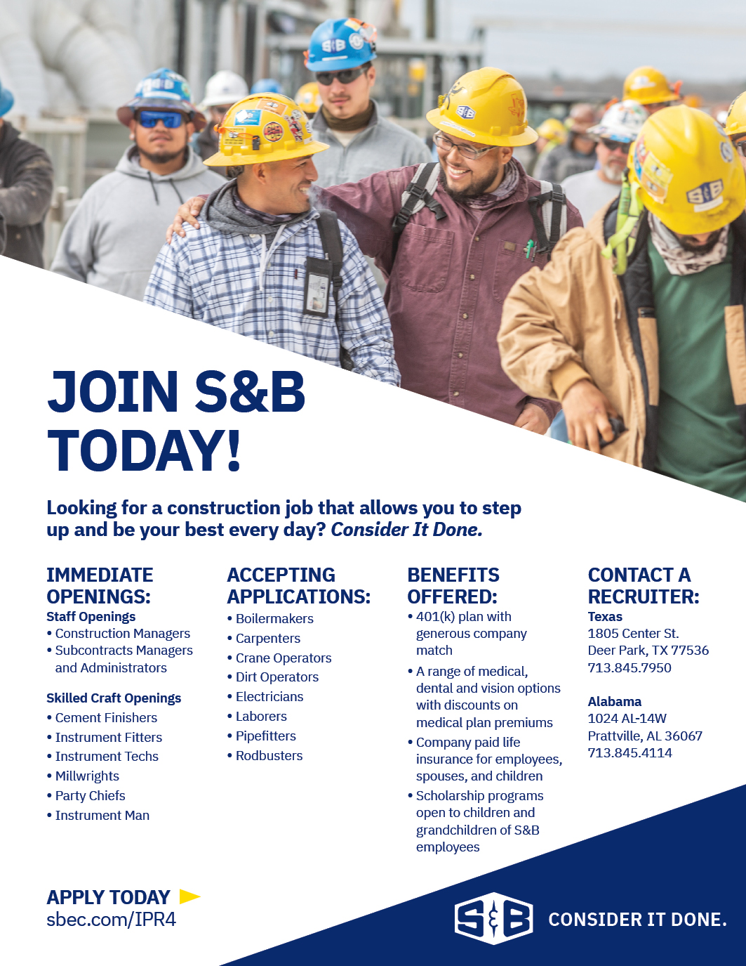 Industrial Projects Construction Job Board