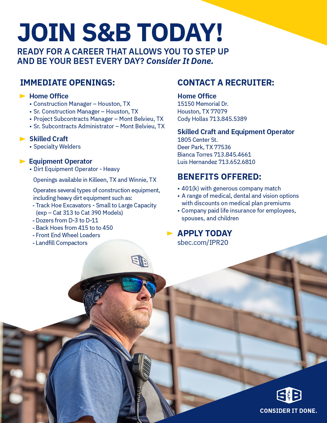 Industrial Projects Construction Job Board