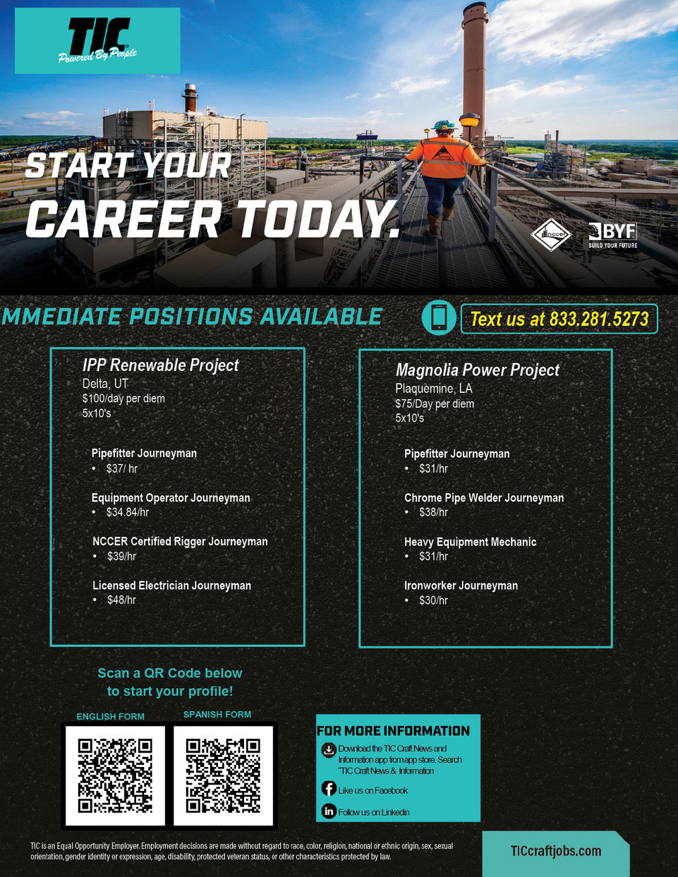 Industrial Projects Construction Job Board